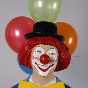 Clown With Balloons Life Size Statue - Etsy