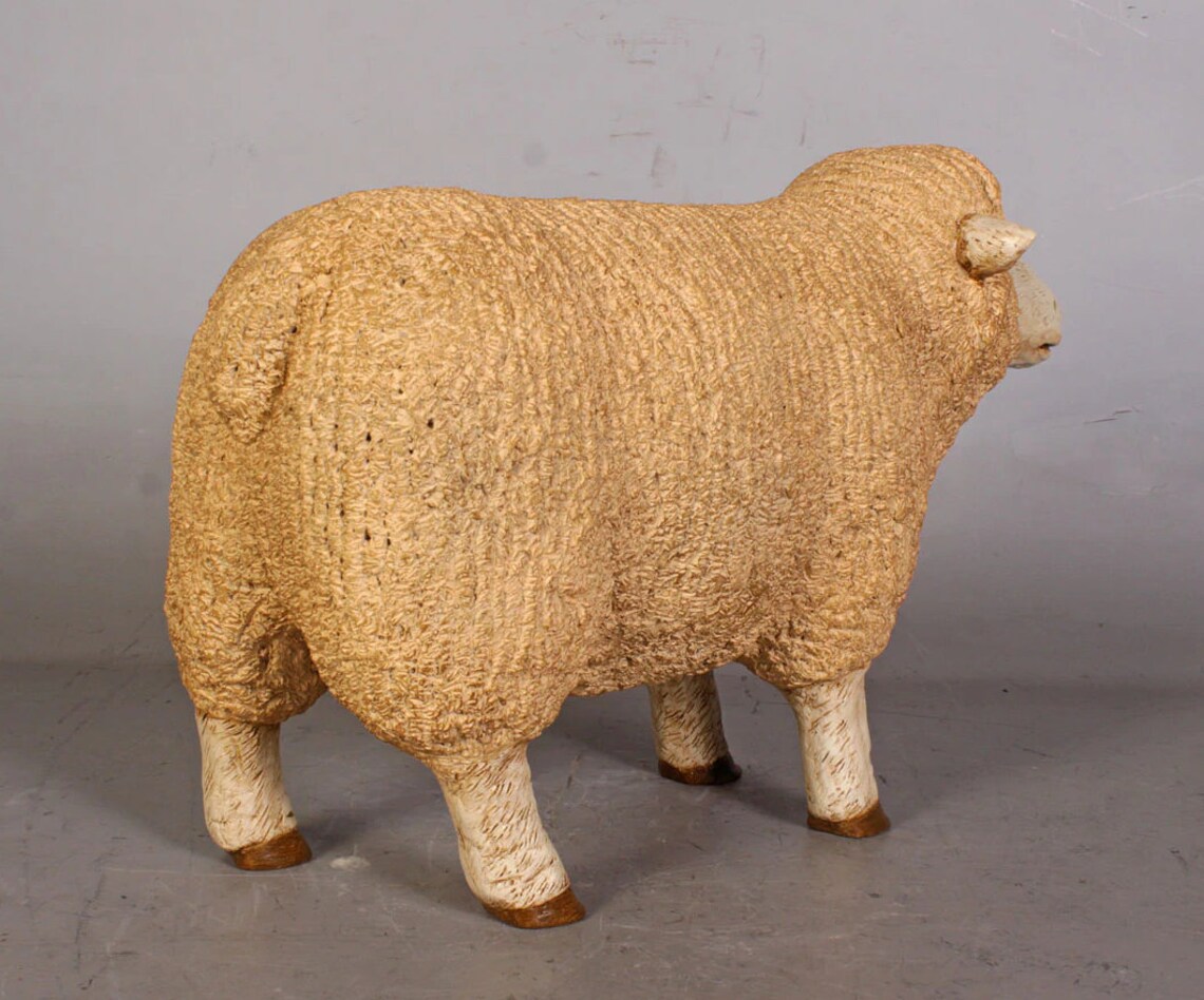 Baby Merino Ewe Life Size Statue - Etsy
