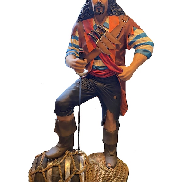 Pirate Life Size Statue - Etsy