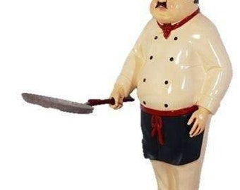 Italian Pizza Man Statue - Etsy