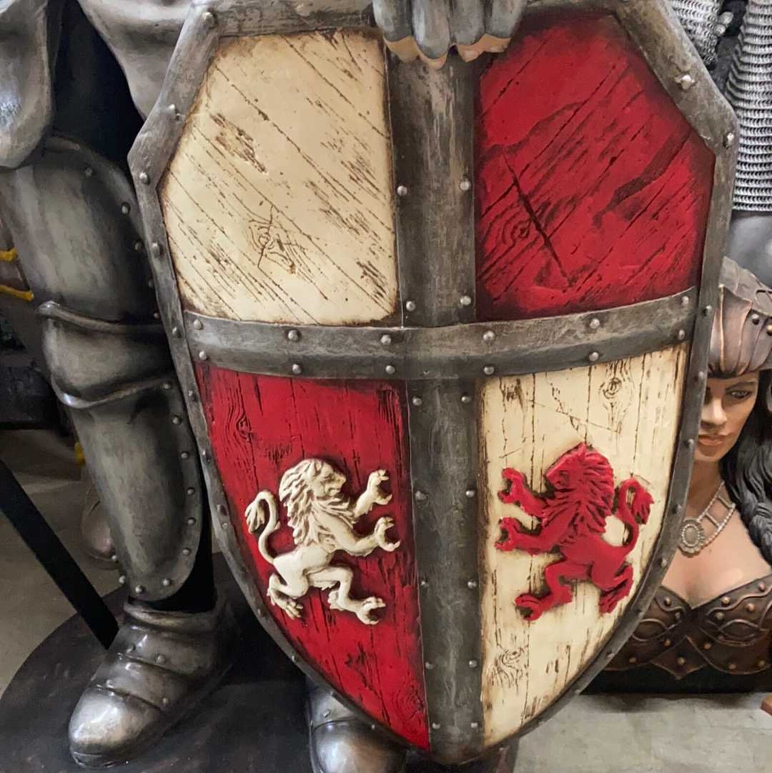 Knight in Armor Life Size Statue - Etsy