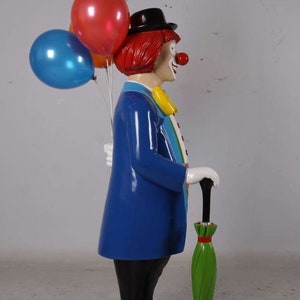 Clown With Balloons Life Size Statue - Etsy