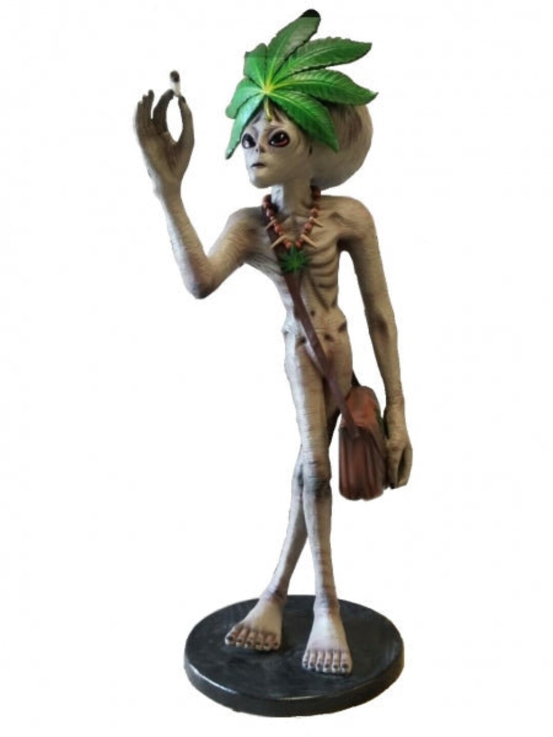 Standing Leaf Alien With Cigar Life Size Statue - Etsy