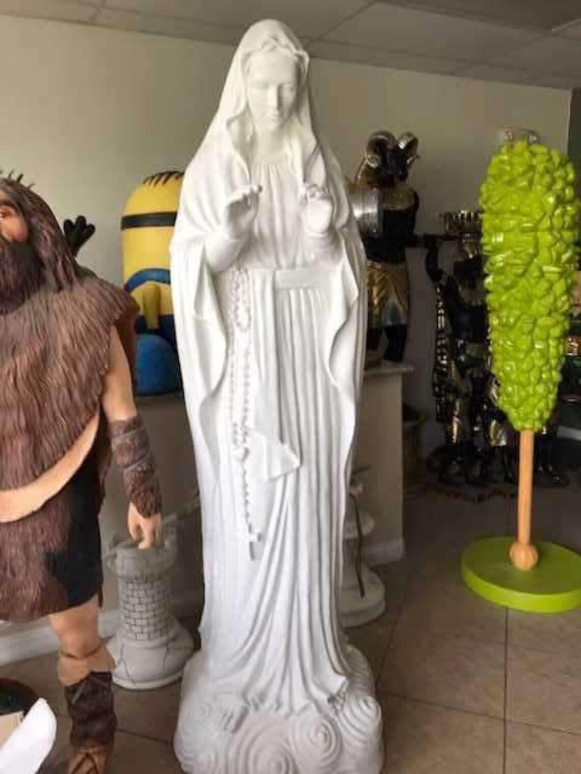 Monte Maria Virgin Mary Christmas Life Size Prop Resin Statue | Etsy