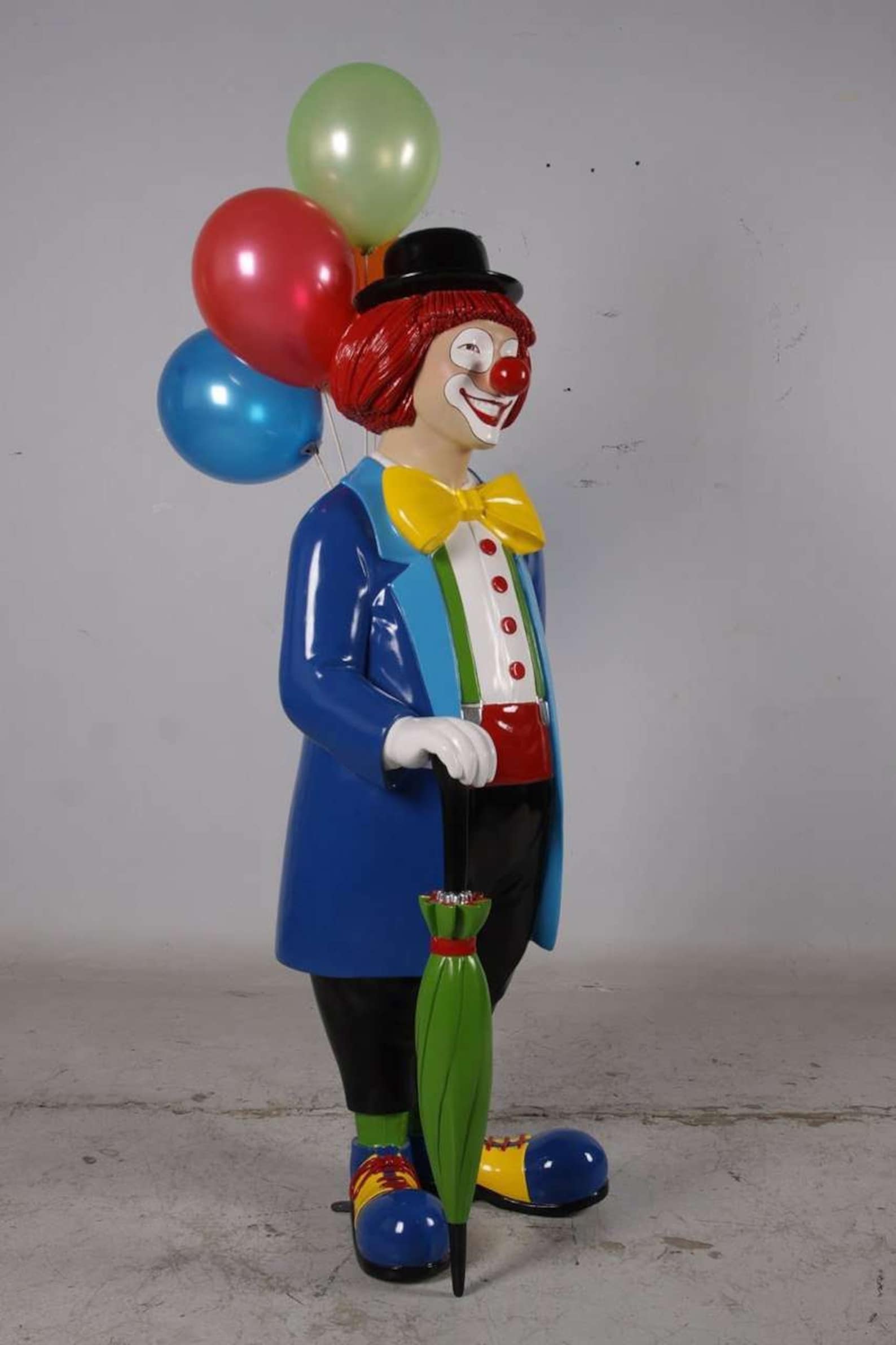 Clown With Balloons Life Size Statue - Etsy