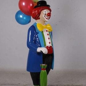 Clown With Balloons Life Size Statue - Etsy