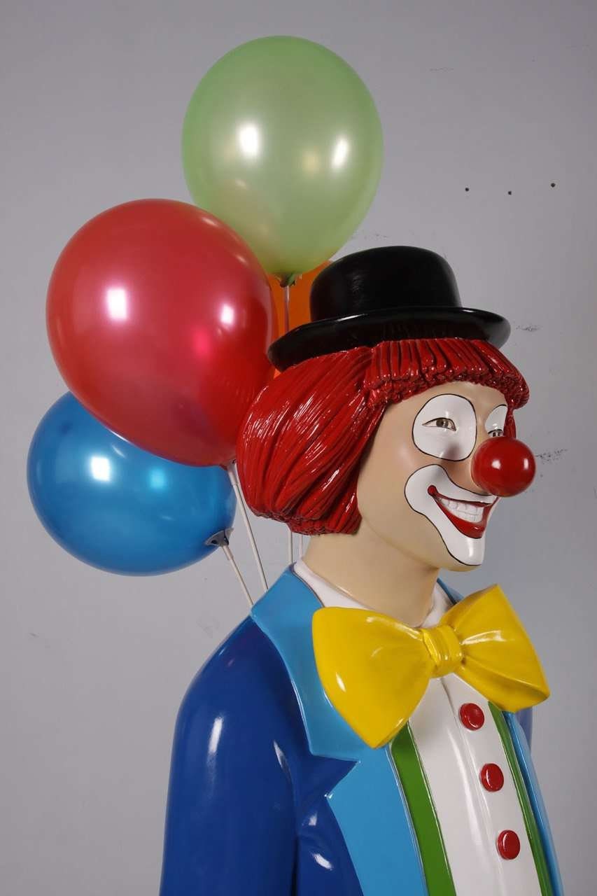 Clown With Balloons Life Size Statue - Etsy