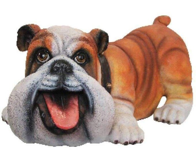 Comic Bulldog Life Size Statue - Etsy