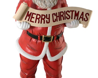 Life Size Santa Statue - Etsy