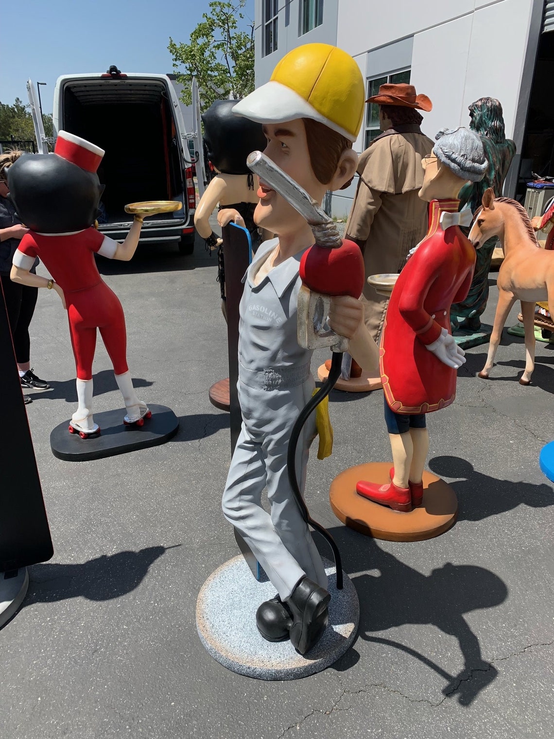 Gasoline Man Menu Life Size Statue - Etsy