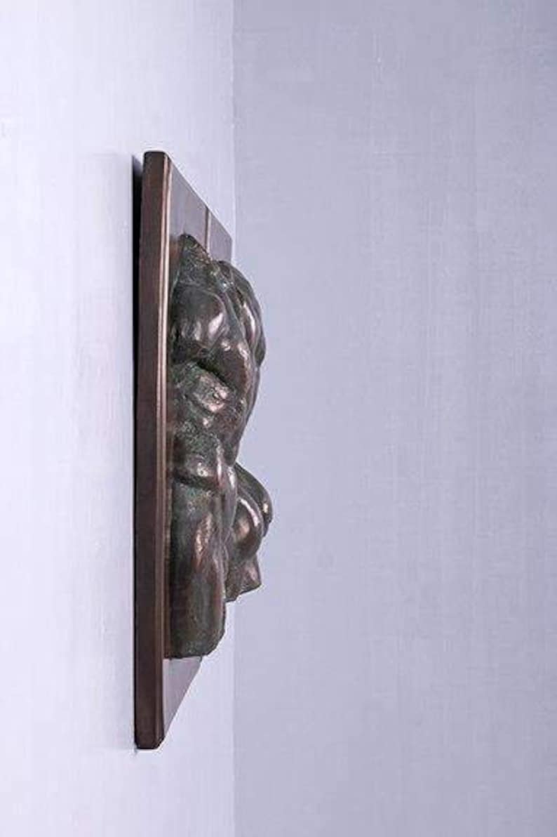Bronze Adonis Torso Wall Decor Statue - Etsy