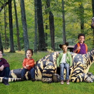 Adolescent Rhoetosaurus Dinosaur Bench Life Size Statue - Etsy