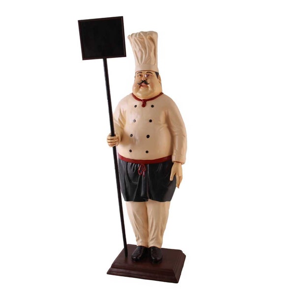 Chef Statue Menu Board - Etsy