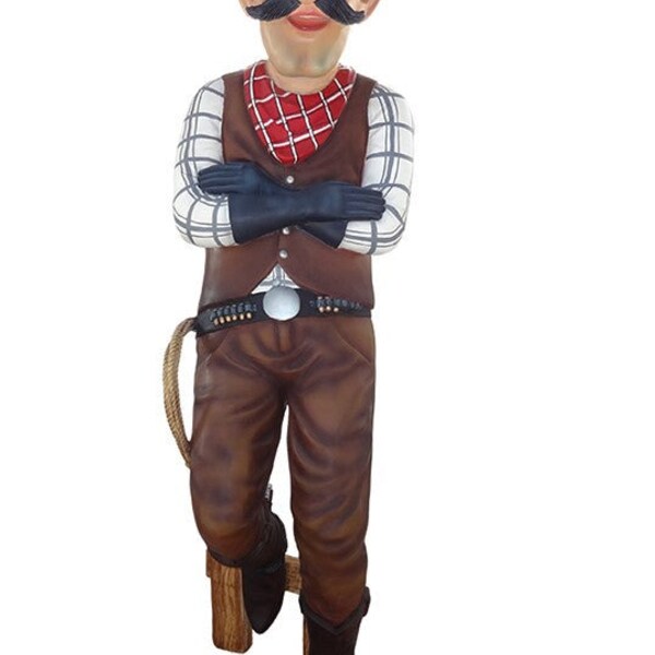 Life Size Cowboy Statue - Etsy