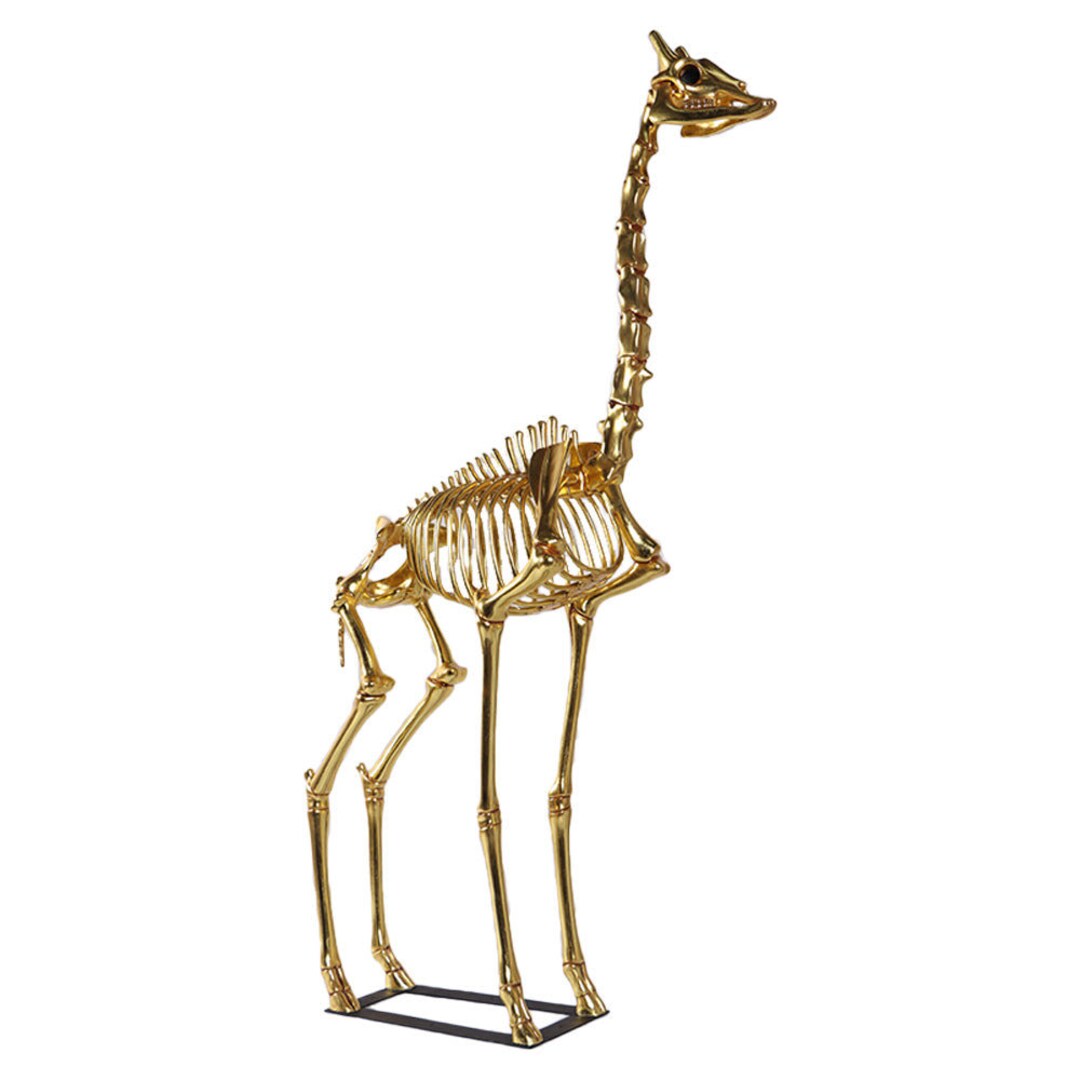 Gold Giraffe Skeleton Life Size Statue - Etsy Australia