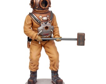 Diver Statue - Etsy