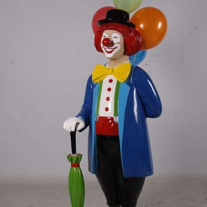Clown With Balloons Life Size Statue - Etsy