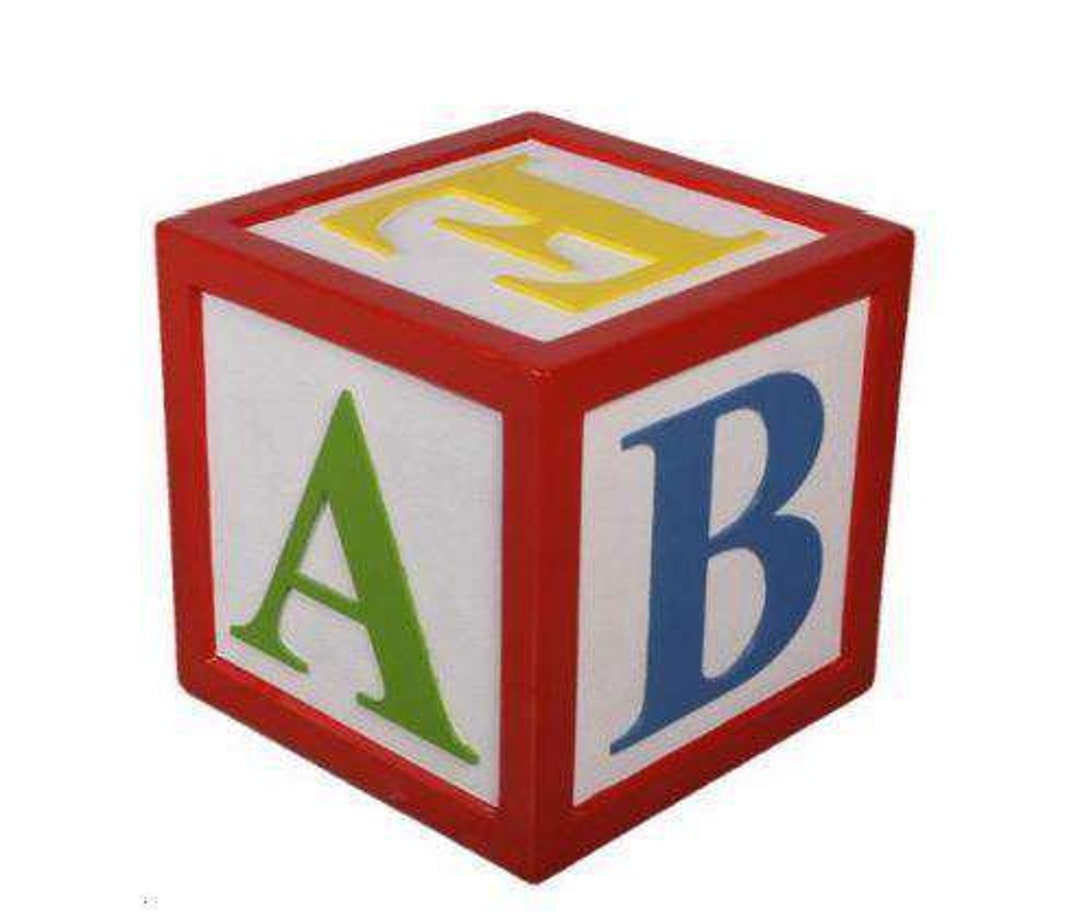 Letter Block Alphabet 18 Over Sized Statue - Etsy