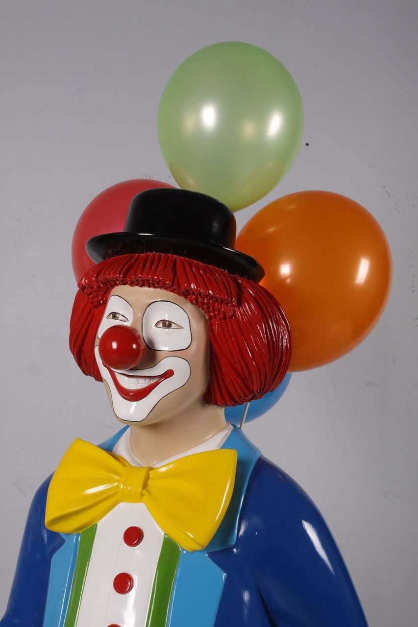Clown With Balloons Life Size Statue - Etsy