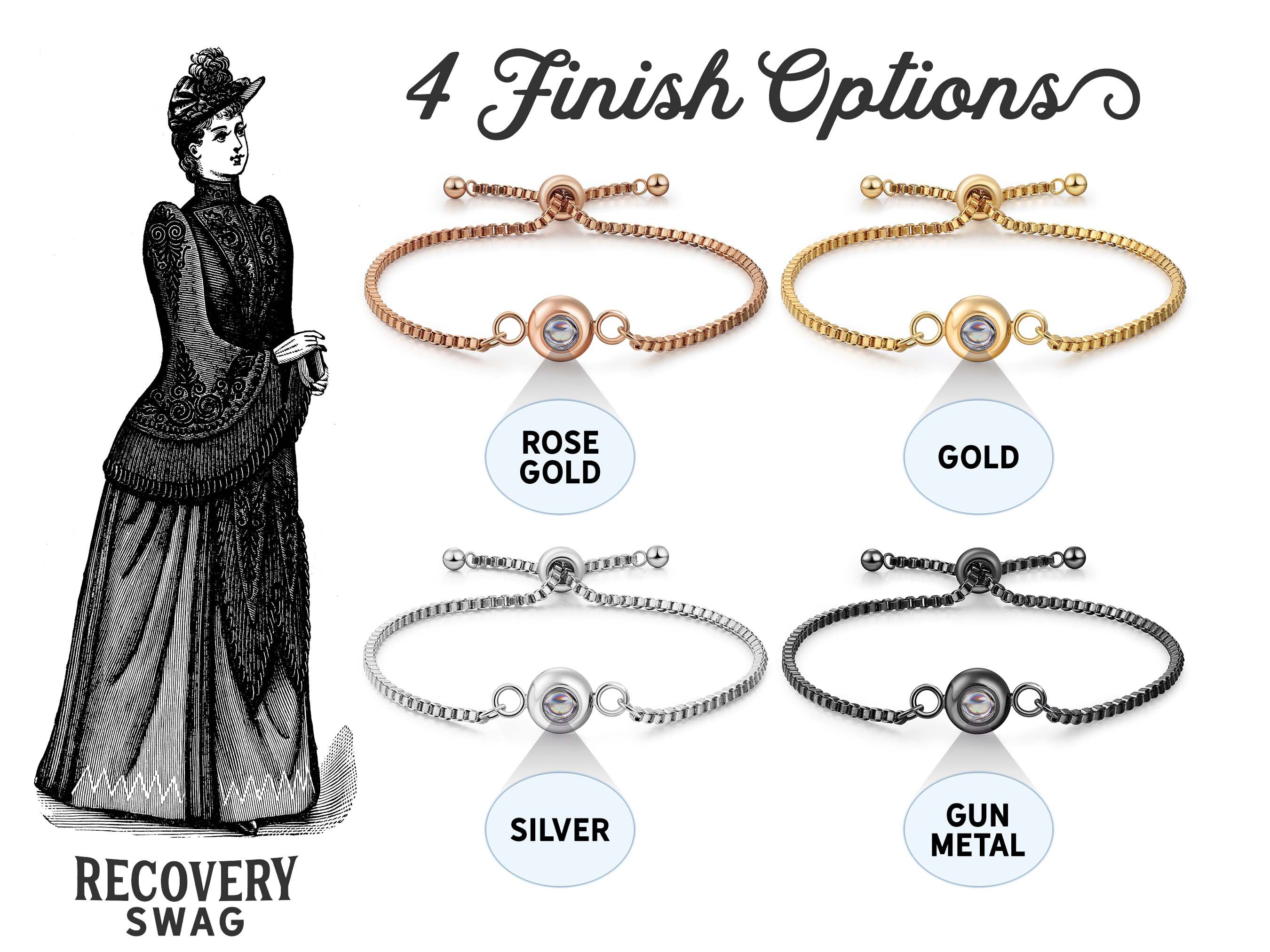 Serenity Prayer Hidden Message Recovery Bracelet Sobriety Gift ...