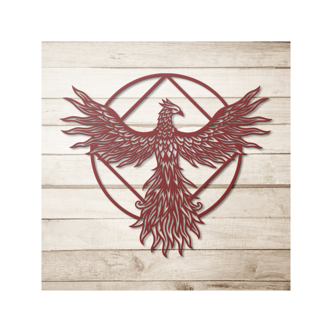 Narcotics Anonymous Phoenix Metal Wall Art Recovery Anniversary ...