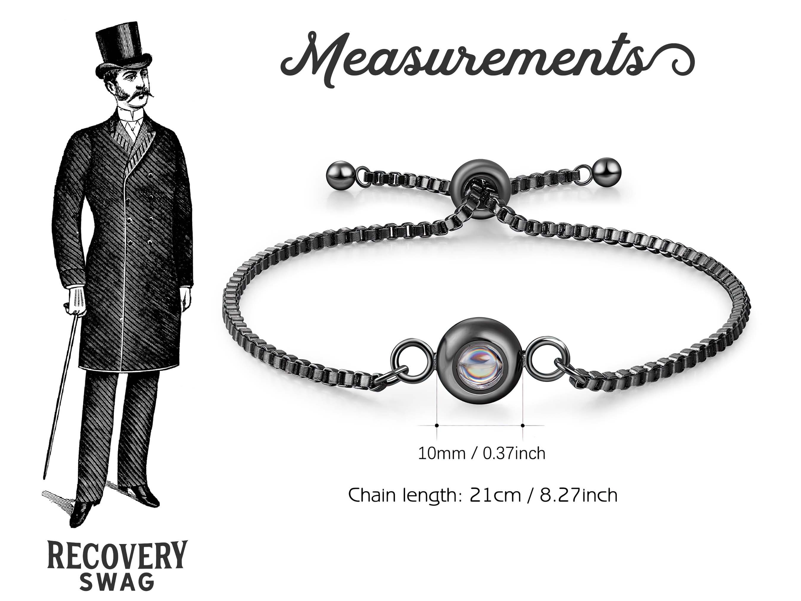 Serenity Prayer Hidden Message Recovery Bracelet Sobriety Gift ...