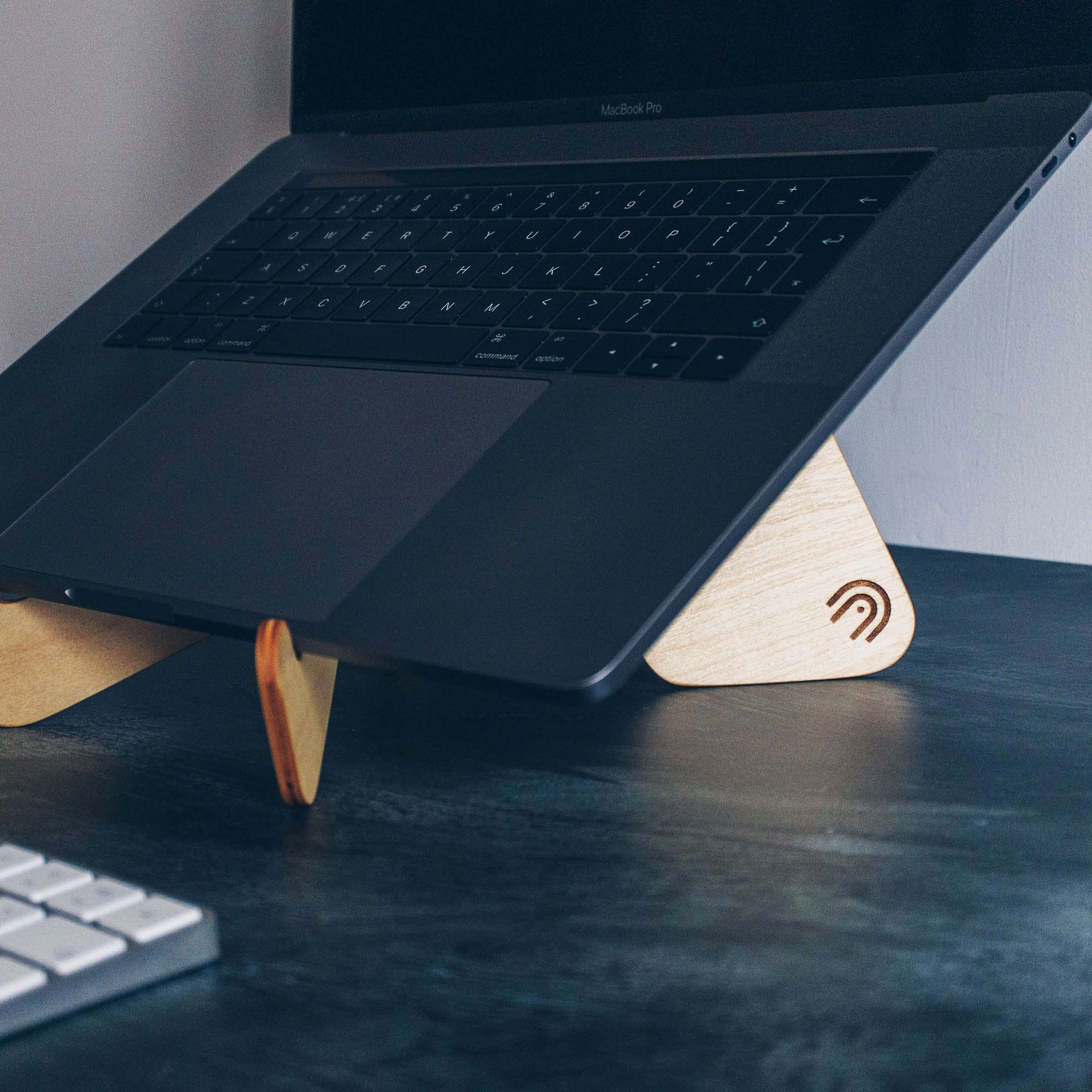 Birch Wood Laptop & Tablet Stand | Lightweight | Portable | Crafted ...