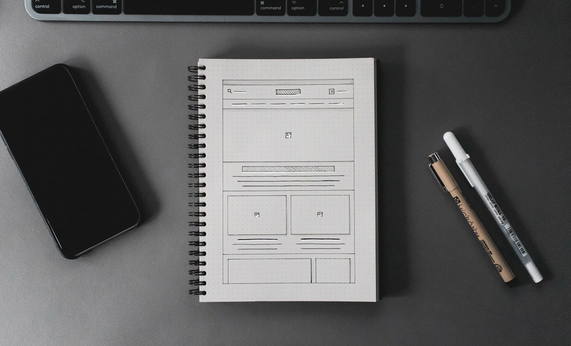 A5 Dot Grid Notebook With Grey Pages 160 Pages Premium - Etsy