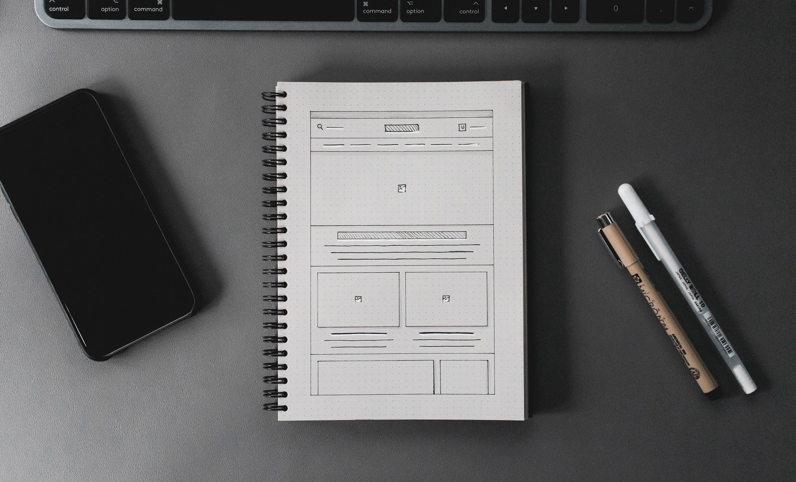 A5 Dot Grid Notebook With Grey Pages 160 Pages Premium - Etsy