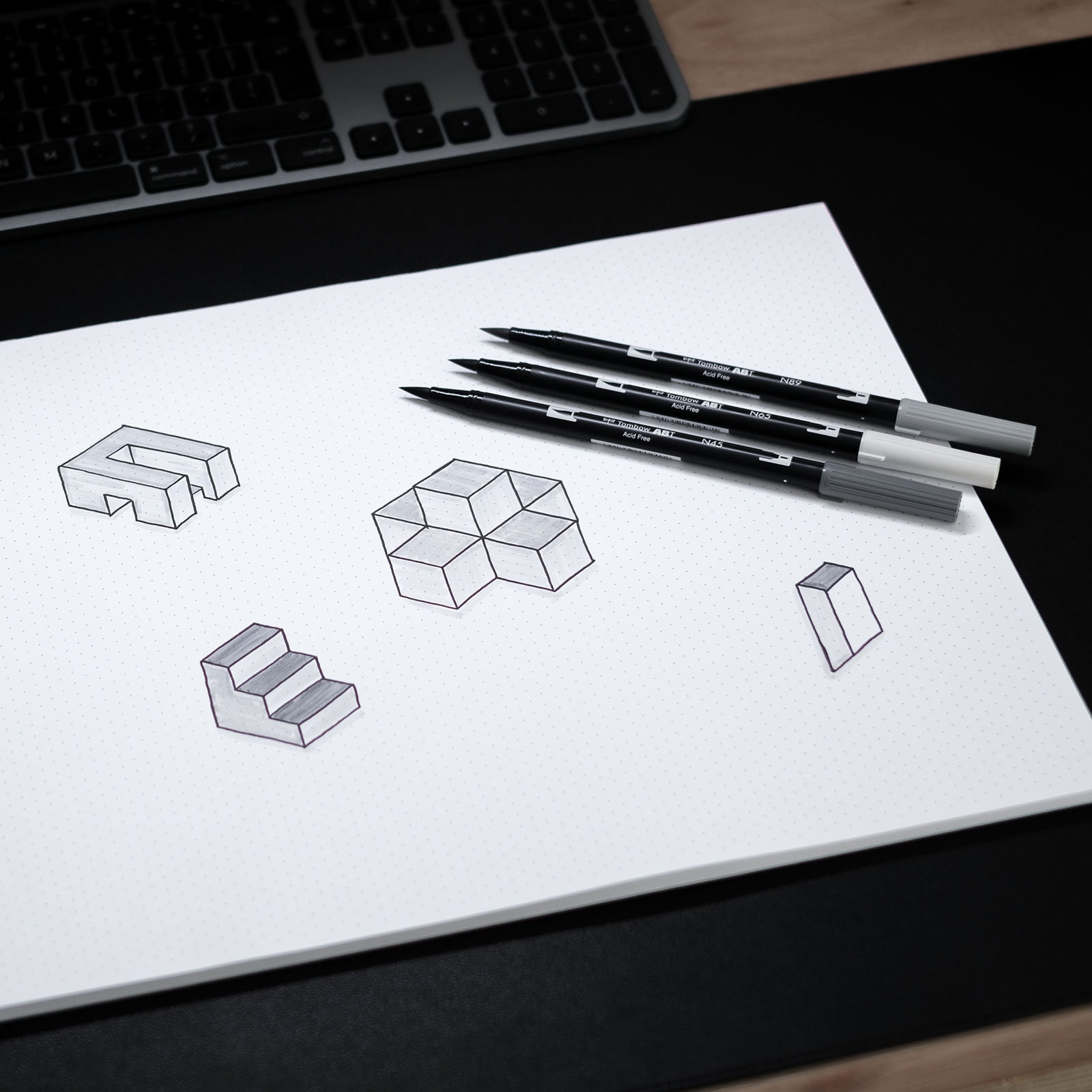 A3 Isometric Pad | White Paper | Interior Design | Architect Design ...