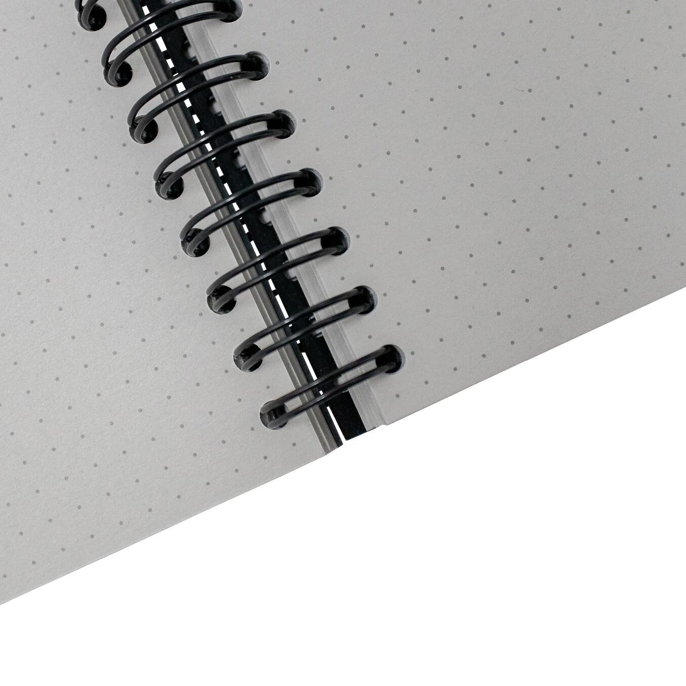 A5 Dot Grid Notebook With Grey Pages 160 Pages Premium - Etsy