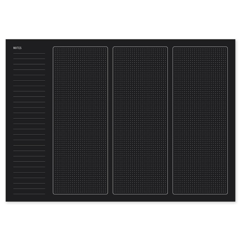 A4 Mobile Wireframing Pad | UX Design | UI Design | App Design | Wireframe Pad | Black Paper - Etsy