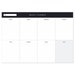 A4 Weekly Planner Pad in Black Plan Your Week Organiser Planning Pad ...