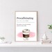 Coffee Definition Printable Wall Art but First Coffee Printable Wall ...