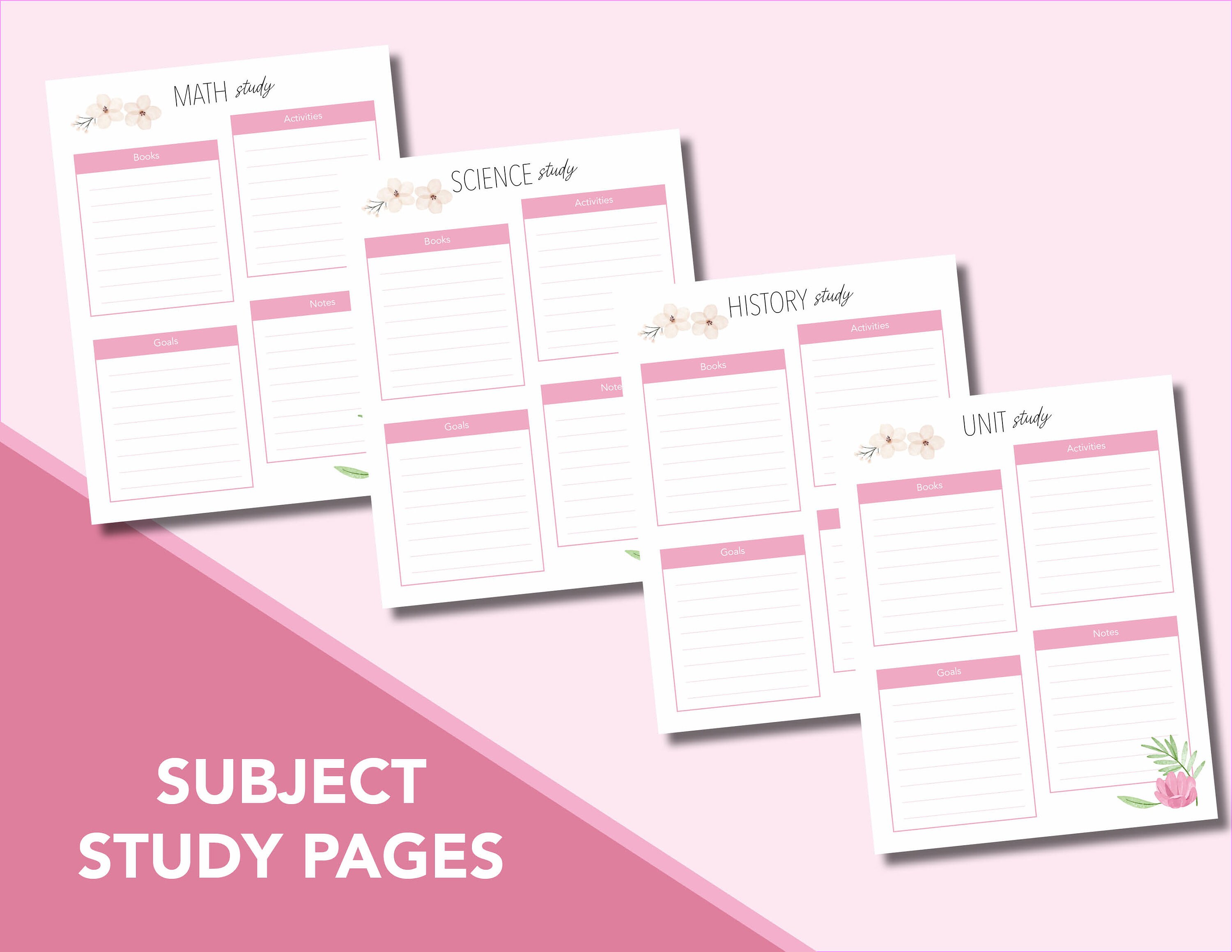 Printable Homeschool Planner 2023-2024 - Etsy