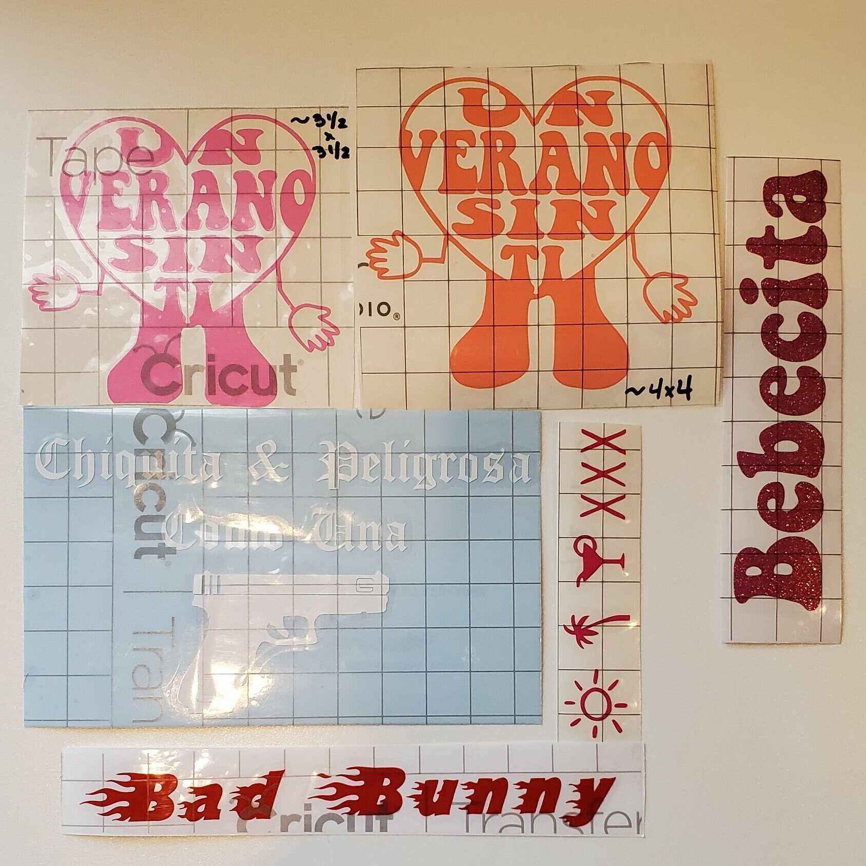 6 Vinyl Decals Bad Bunny | Stickers Conejo Malo | Sticker Pack - Etsy