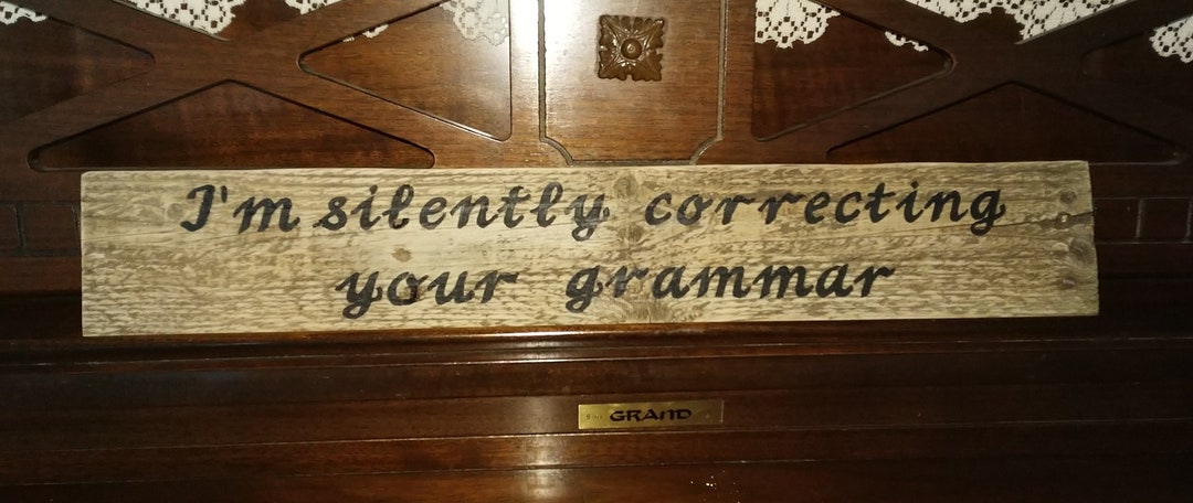 Grammar Decor - Etsy
