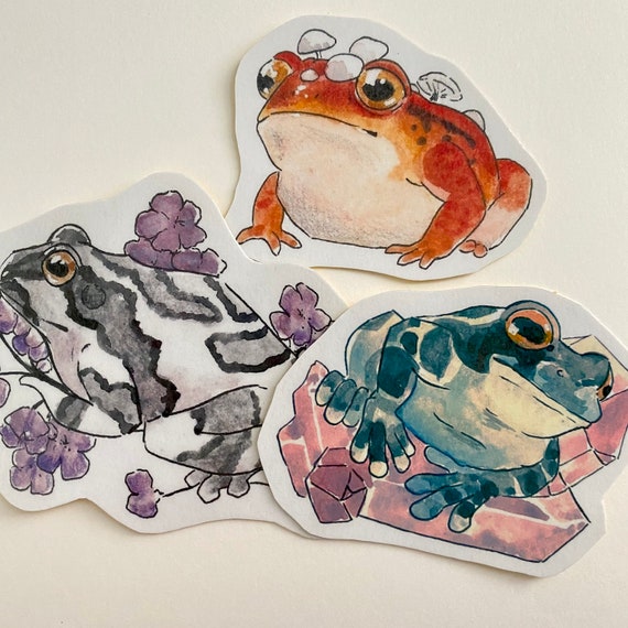 Frog Familiar Stickers | Etsy