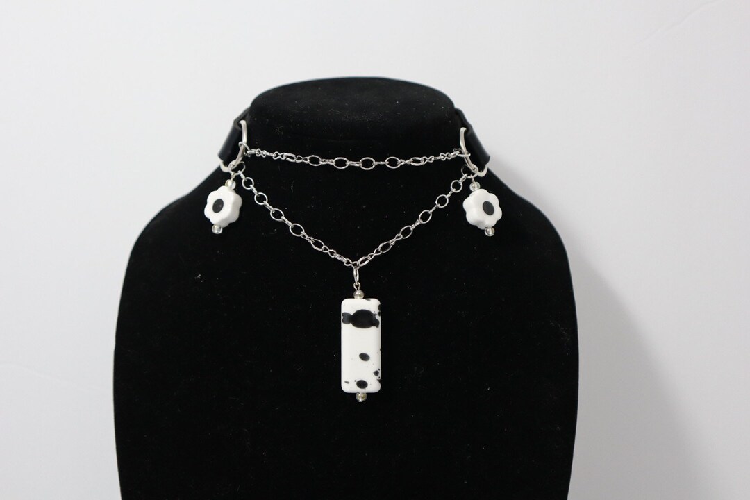 B*tch I'm a Cow Black Chain Choker - Etsy