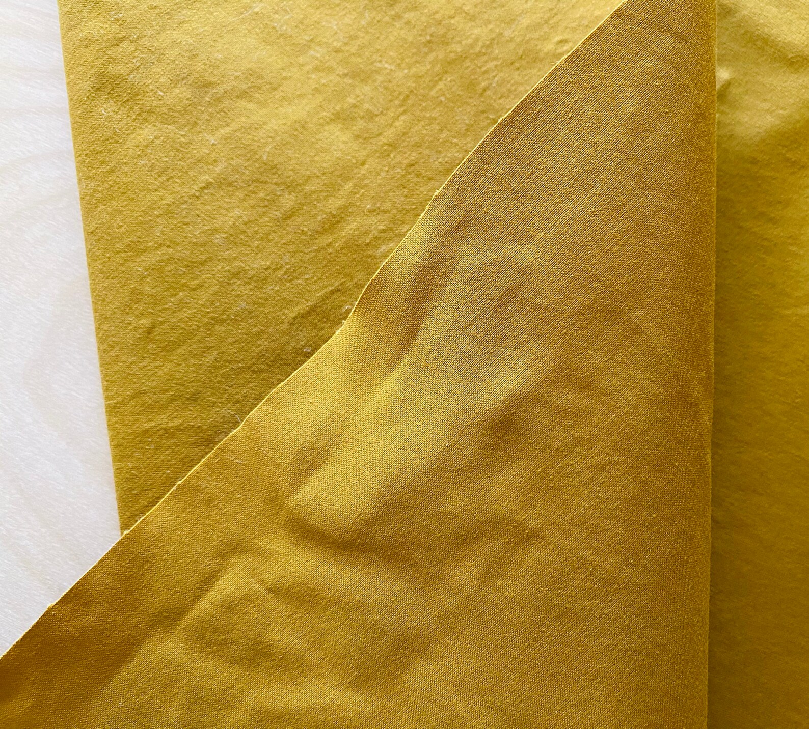 Yellow oilskin / cotton oilskin / cumin colour cotton utility | Etsy