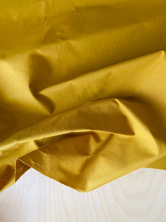 Yellow oilskin / cotton oilskin / cumin colour cotton utility | Etsy