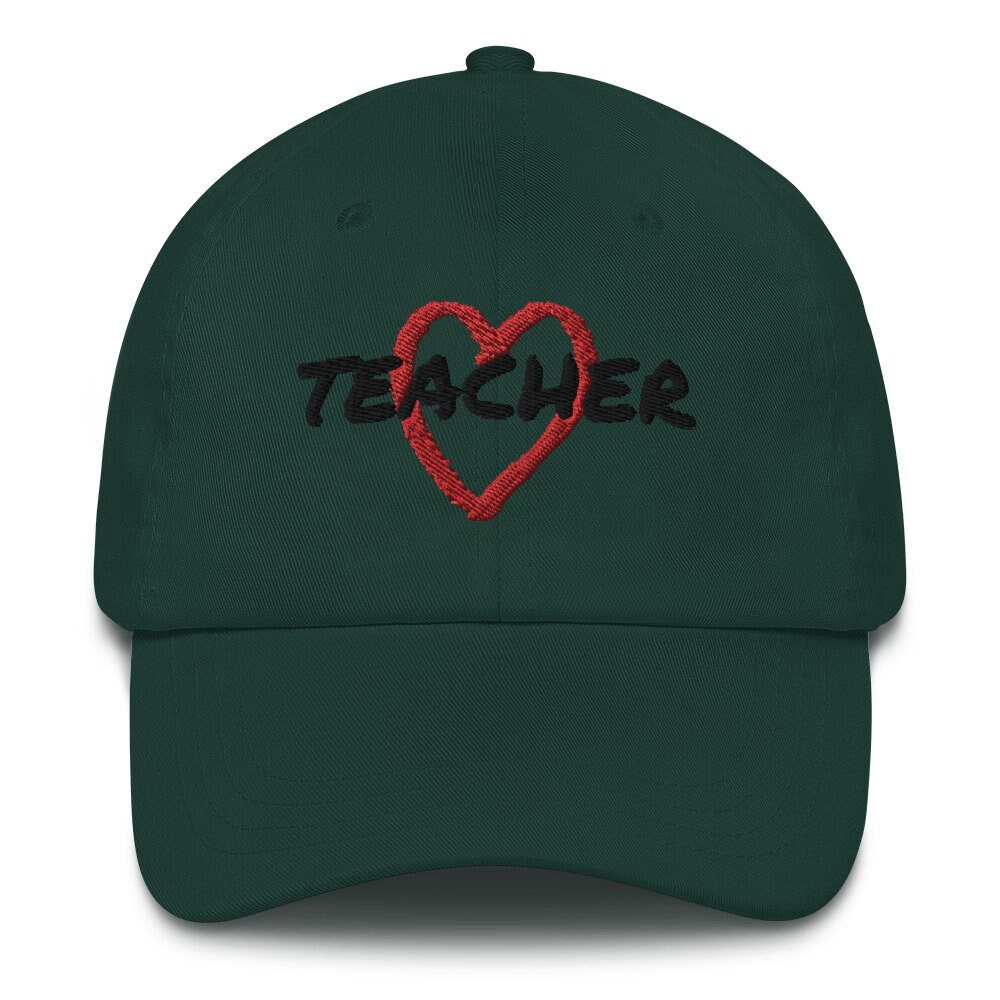 Teacher Love Heart Hat - Etsy