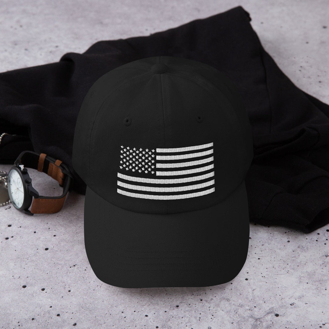 Patriotic American Flag Dad Hat With Alpha Eagle - Etsy