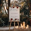 Wedding Time Capsule Sign Card Template, Message for Bride and Groom ...