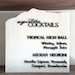 Wedding Bar Sign Signature Cocktails Stone Travertine With Acrylic ...