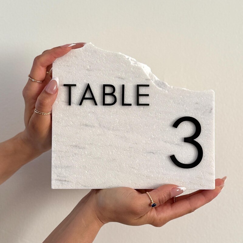 Marble Wedding Sign - Etsy