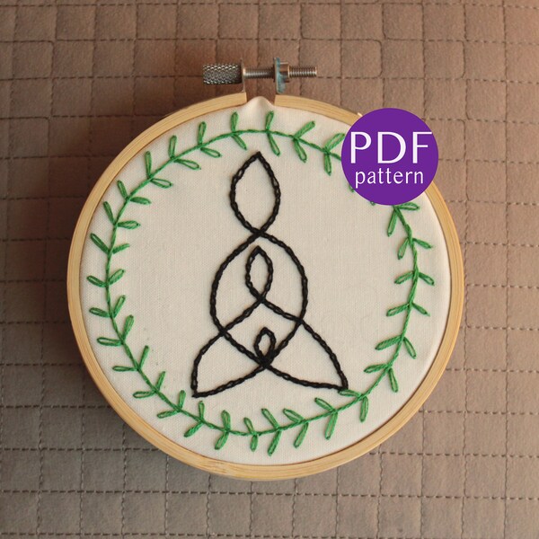 Celtic Hand Embroidery Pattern - Etsy