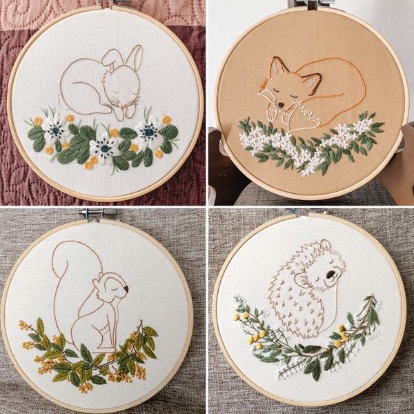 Woodland Embroidery - Etsy