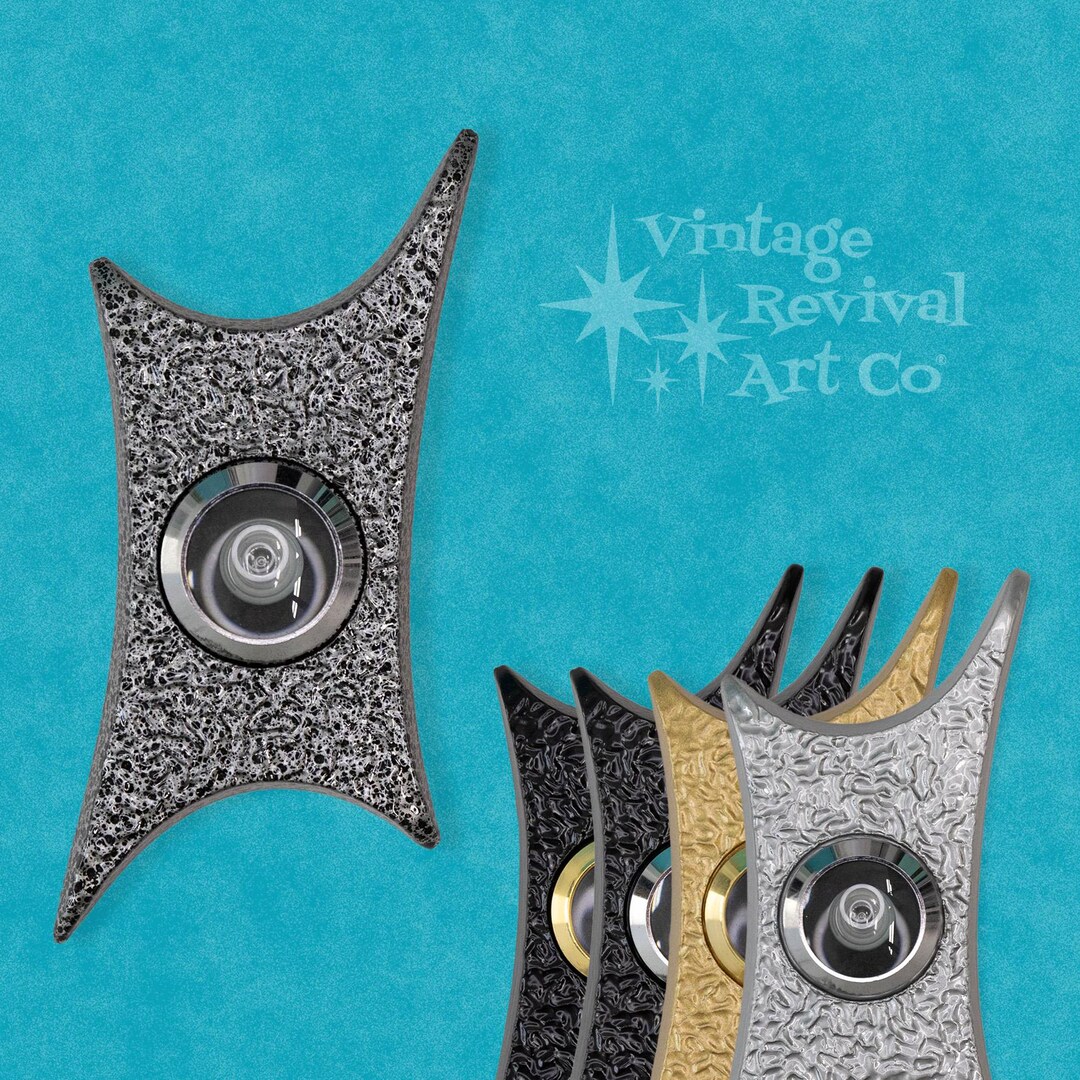 Atomic Peephole Viewer: Mid-century Modern Door Decor - Etsy