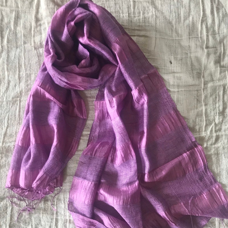 Purple Scarf - Etsy